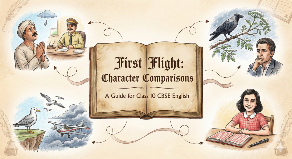 First Flight; Character Comparisons: Class 10 CBSE English ...
